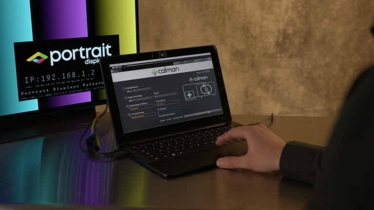 Calibration as a Service - Portrait Displays